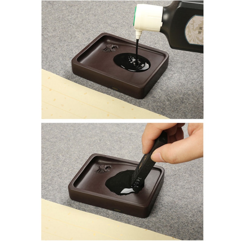 CHINESE INKSTONE 10x8x1.7cm Natural Stone Chinese Inkstone - Etsy