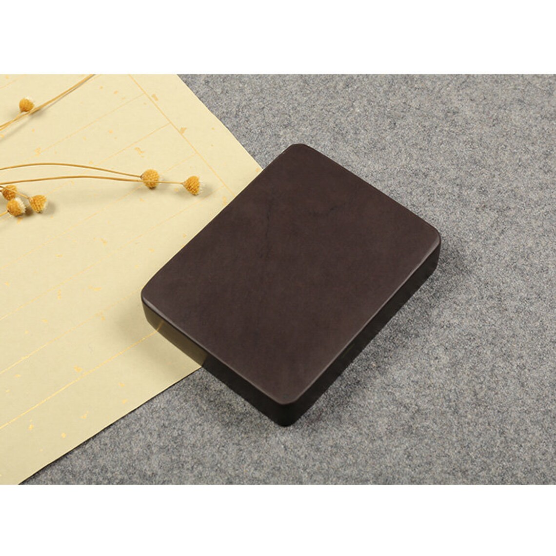 CHINESE INKSTONE 10x8x1.7cm Natural Stone Chinese Inkstone | Etsy