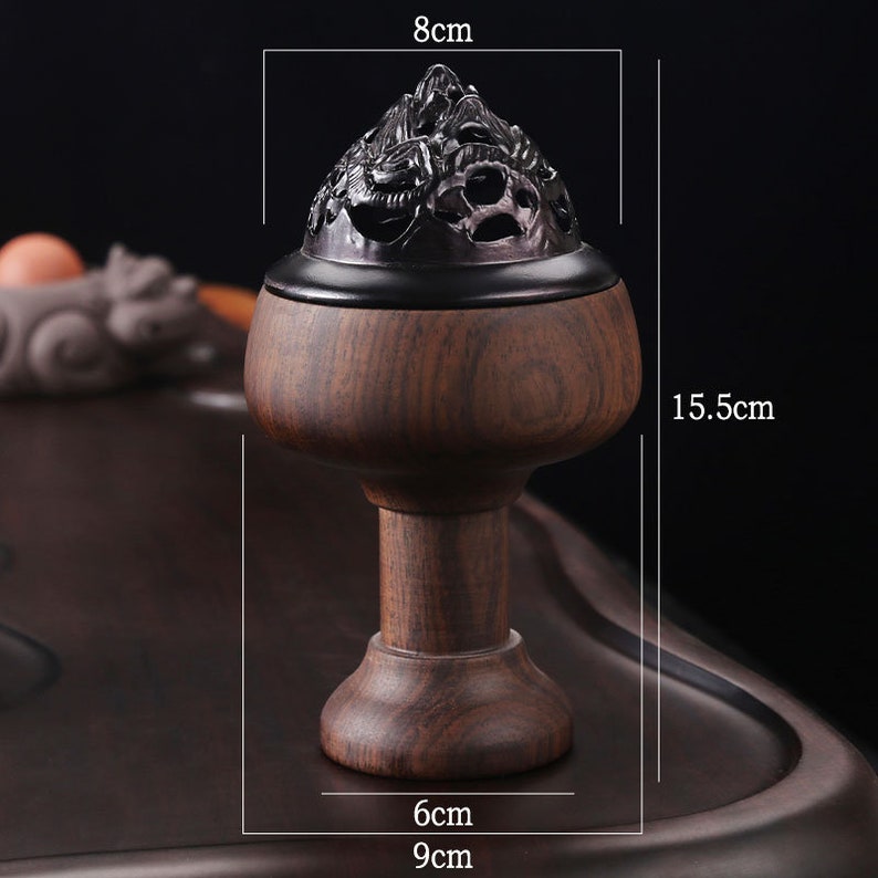 EBONY WOOD CENSER Natural African Handmade Carved Incense - Etsy