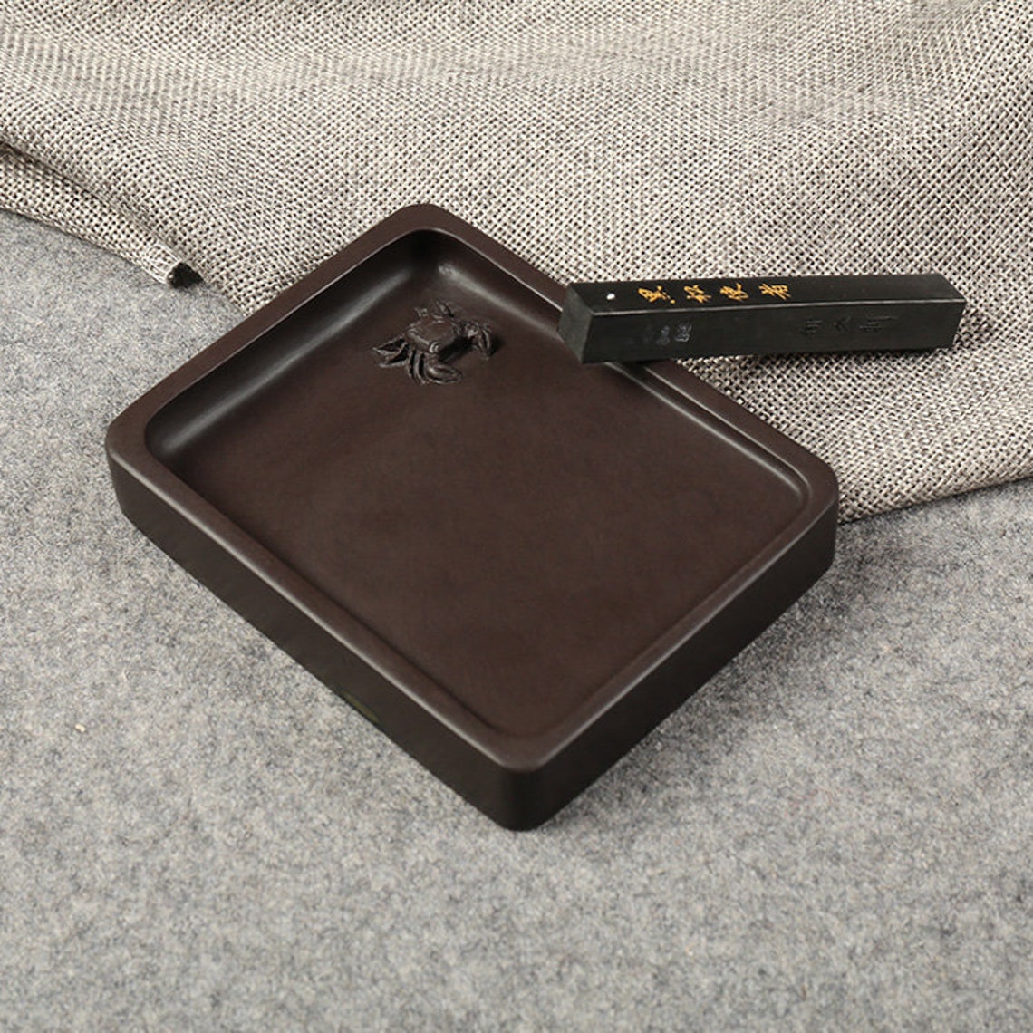 CHINESE INKSTONE 10x8x1.7cm Natural Stone Chinese Inkstone - Etsy