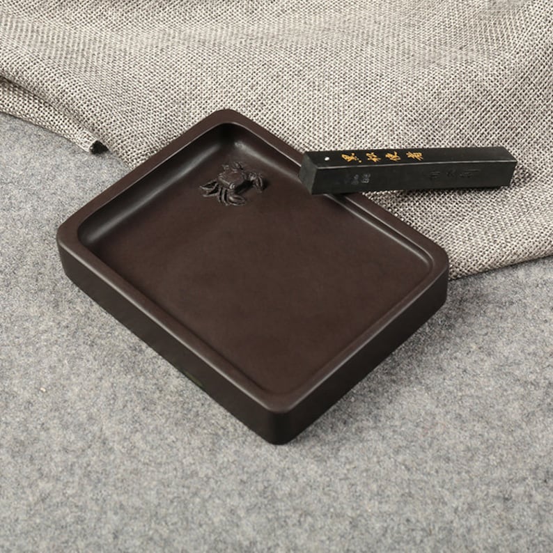 CHINESE INKSTONE 10x8x1.7cm Natural Stone Chinese Inkstone - Etsy