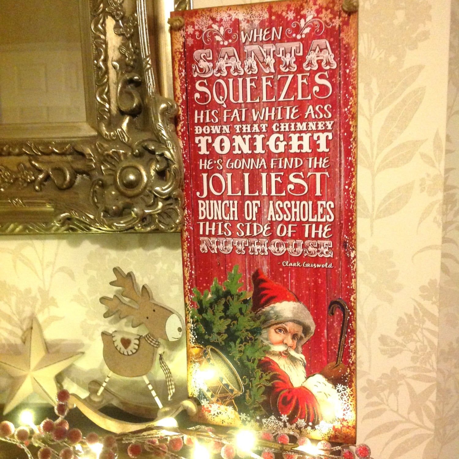 Christmas Sign Christmas Ornament Personalised Christmas - Etsy UK