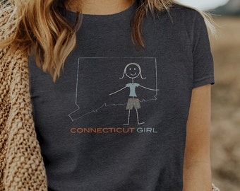 Connecticut T Shirt - Etsy
