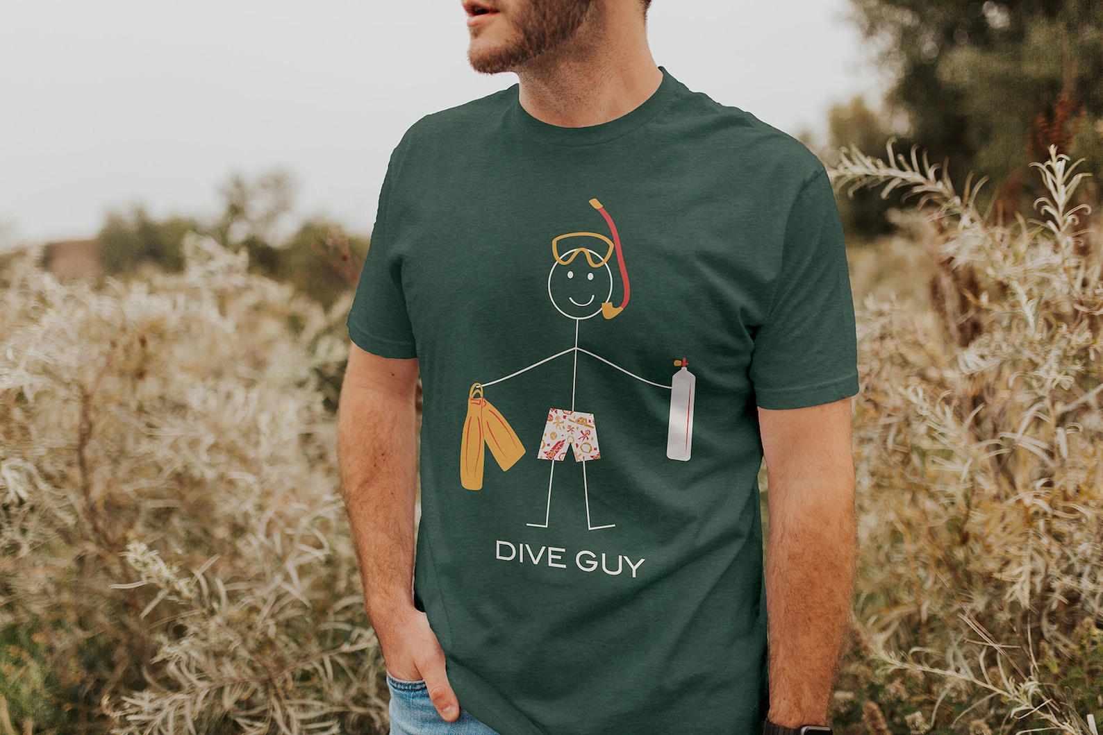 Funny Mens Scuba Diver T-shirt Diving Gifts Boys Boys Scuba - Etsy