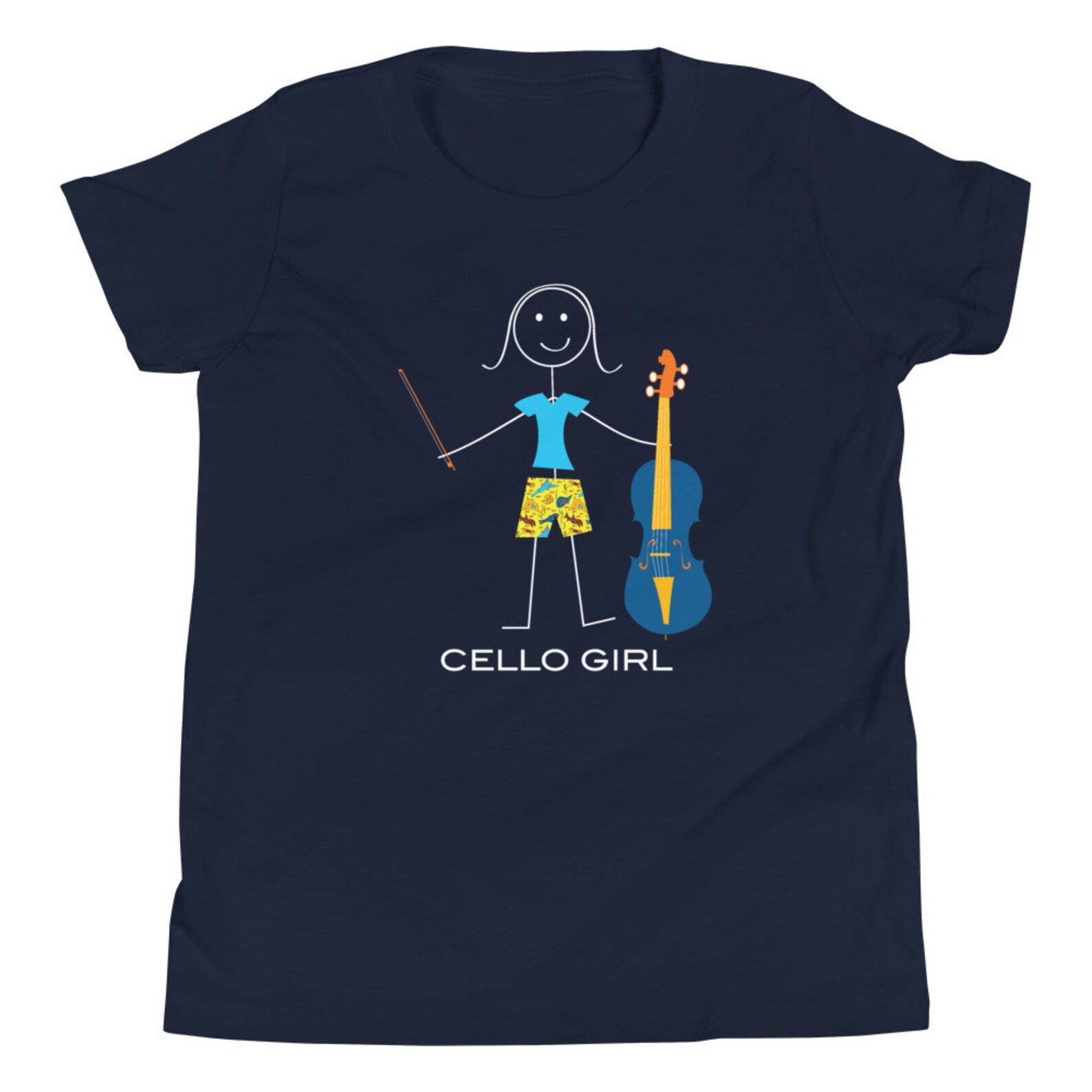 Youth Funny Girls Cello T-shirt Girl Music Gifts Cello Gift - Etsy UK