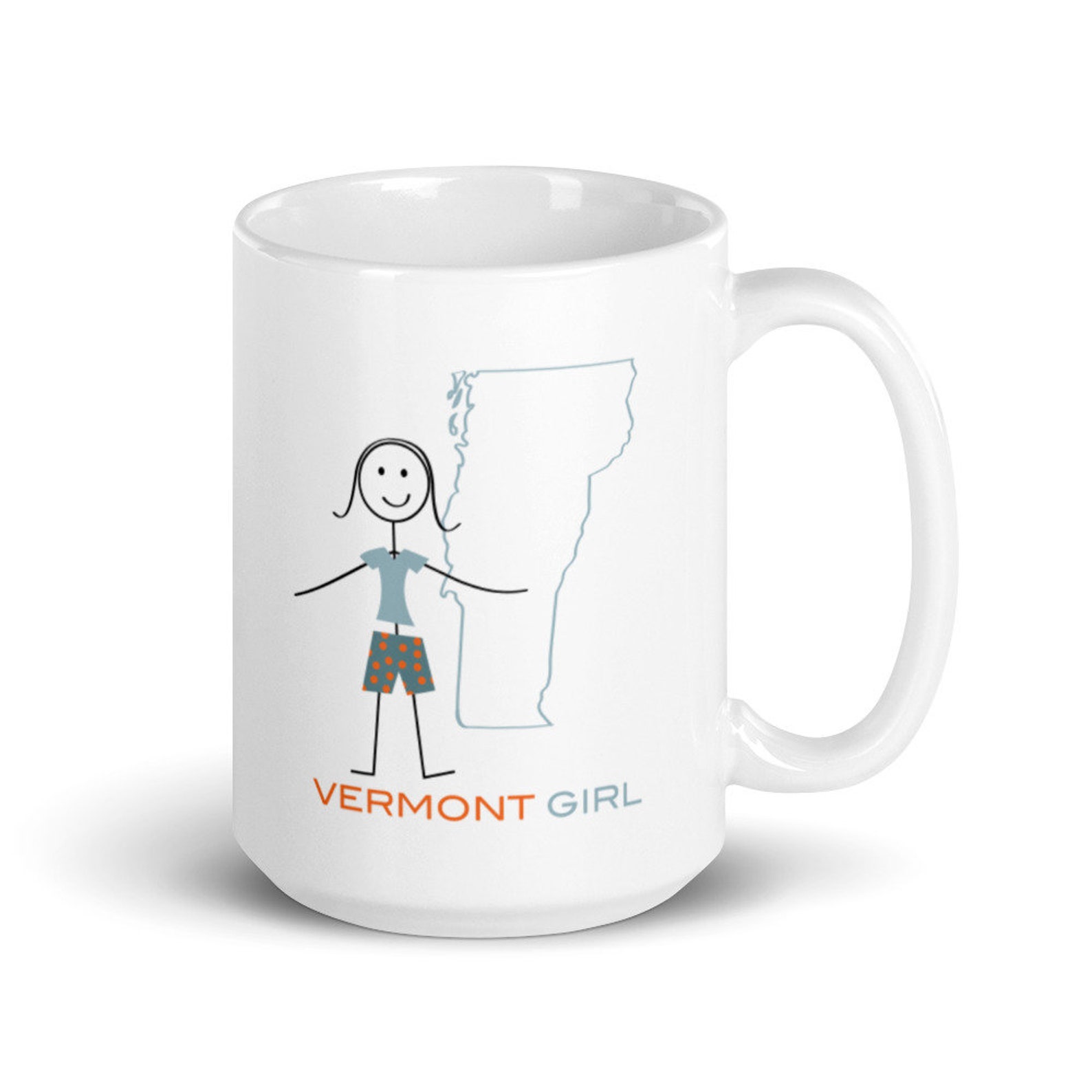 Funny Womens Vermont Coffee Mug, VT Vermont Gifts for Women - Womens ...