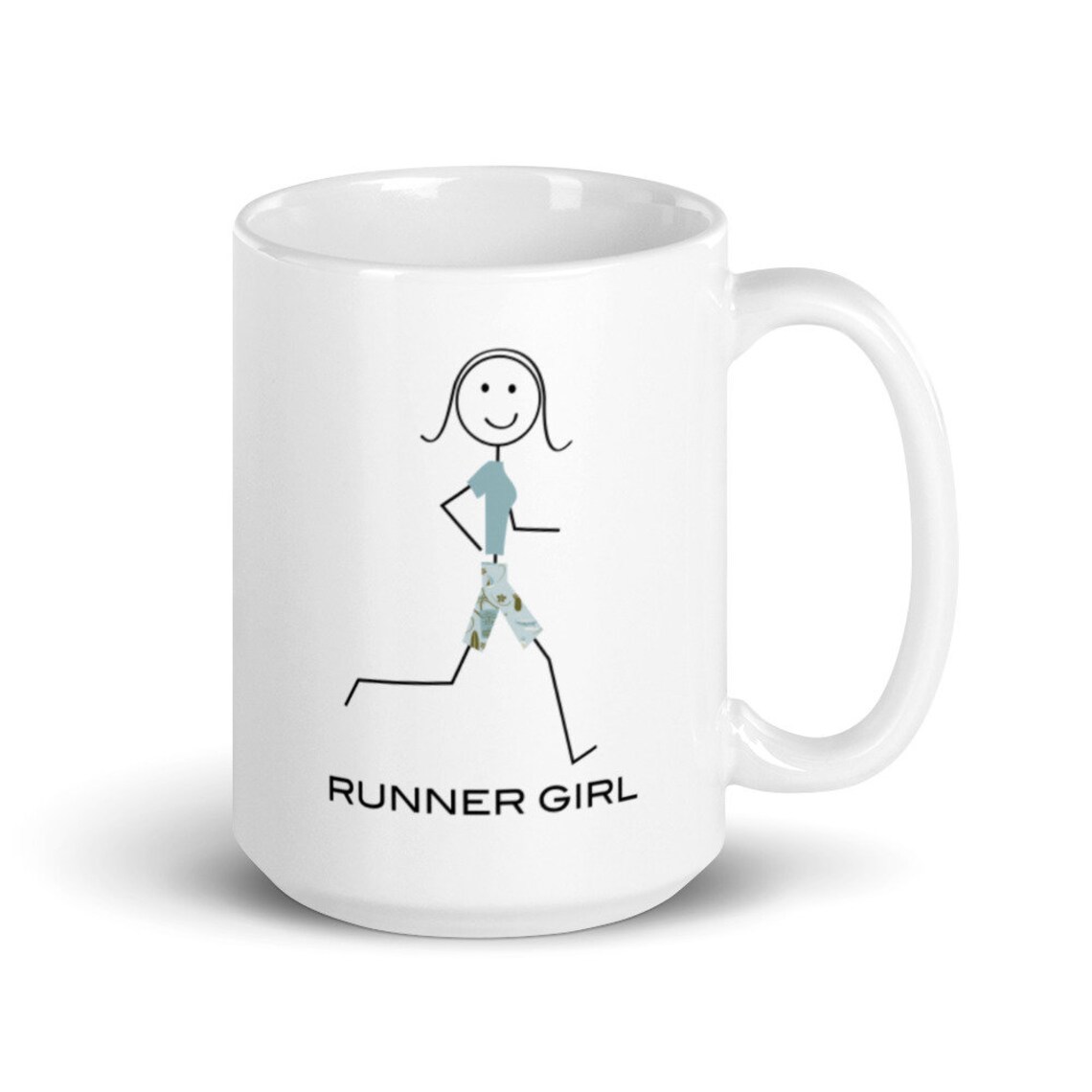 Funny Womens Running Coffee Mug, Girls Jogger Runner Gift - Running ...