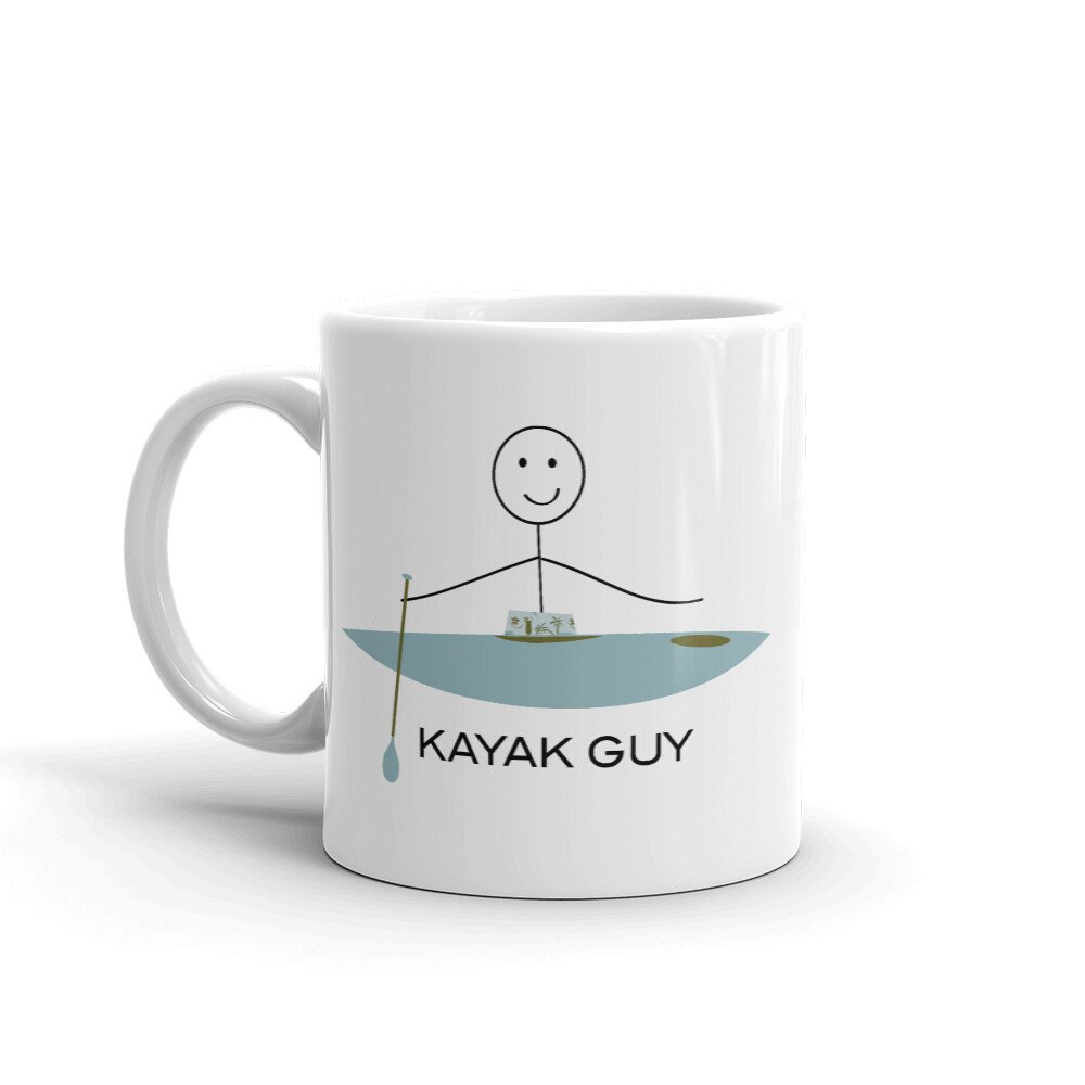 Funny Kayak Mug for Men Kayaking Gifts Boys Kayak Coffee | Etsy