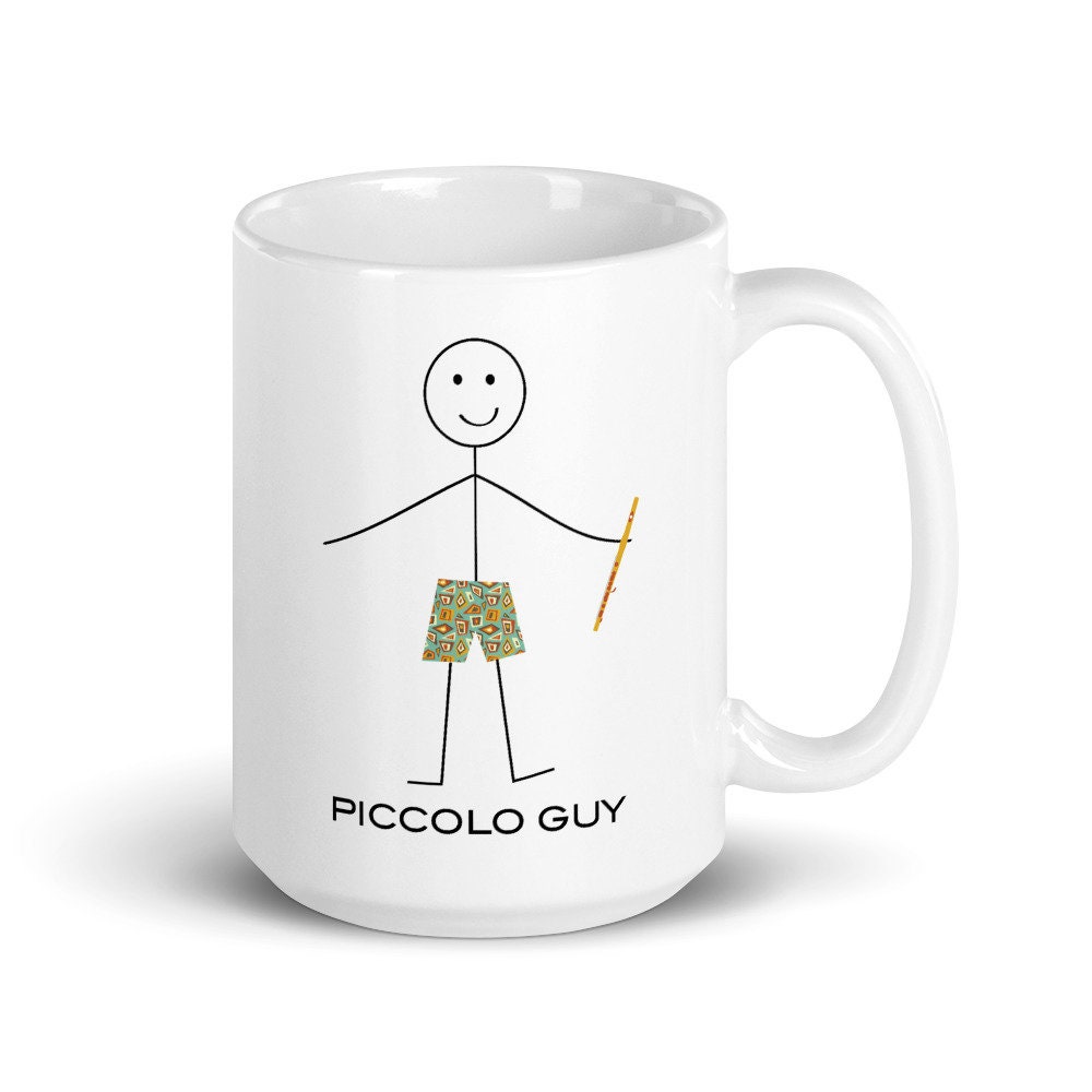 Funny Mens Piccolo Mug, Boy Music Gifts Boys Piccolo Mug Piccolo Gift ...