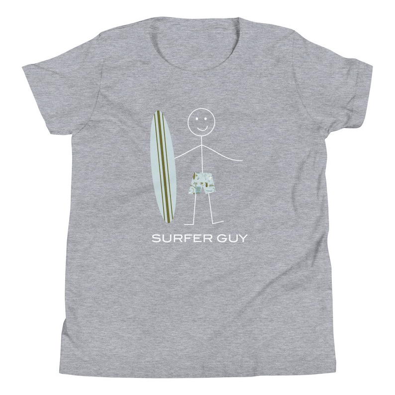 Youth Funny Boys Surfing T-shirt Boy Surfer Gift Boys - Etsy
