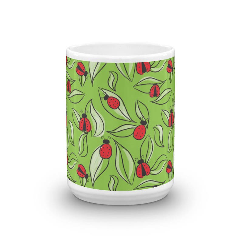 Ladybug Mug Lady Bug Coffee Cup Bugs and Insect Mug - Etsy
