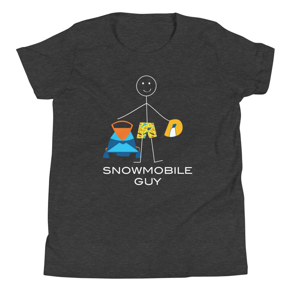 Youth Funny Boys Snowmobiling T-shirt Boy Snowmobile Gifts - Etsy