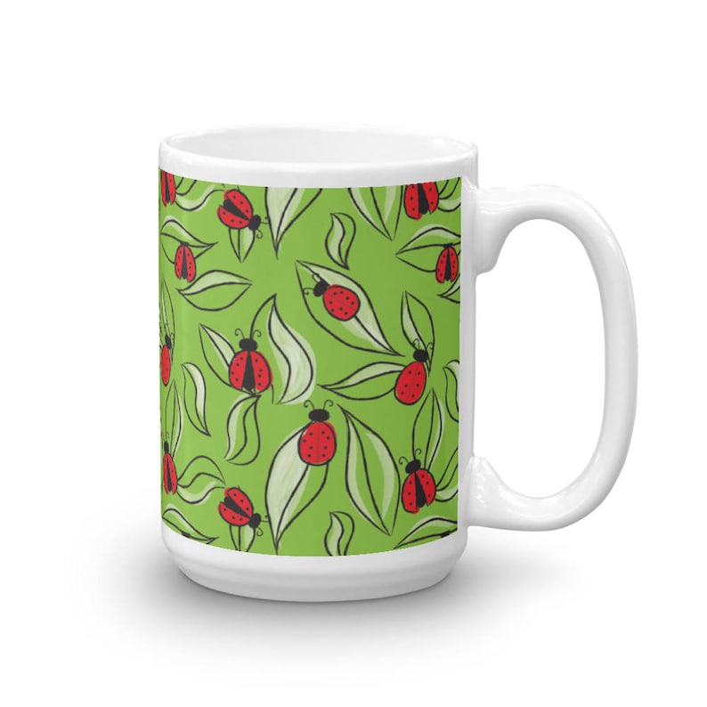 Ladybug Mug Lady Bug Coffee Cup Bugs and Insect Mug - Etsy