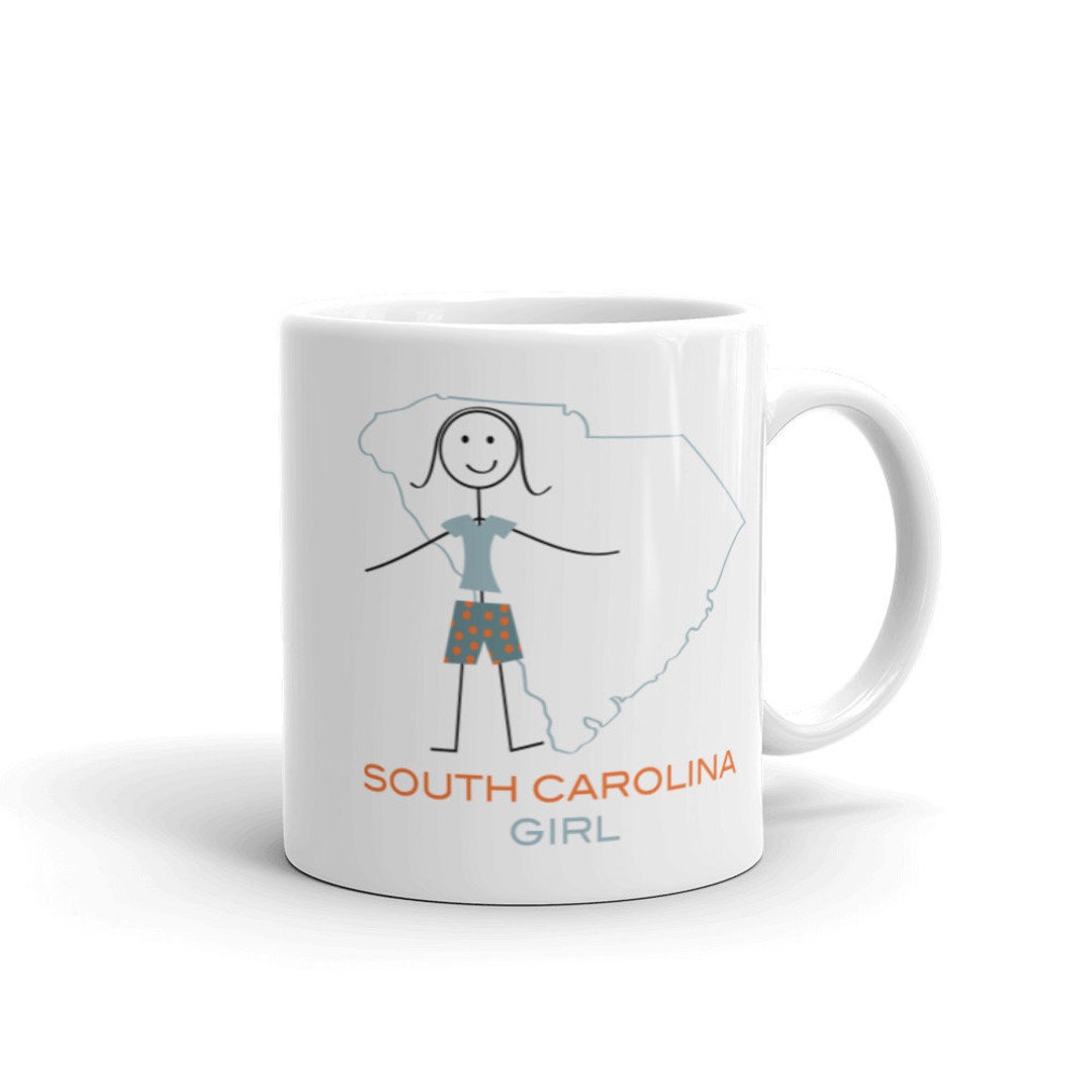 Funny Womens South Carolina Coffee Mug, SC South Carolina Gifts for ...
