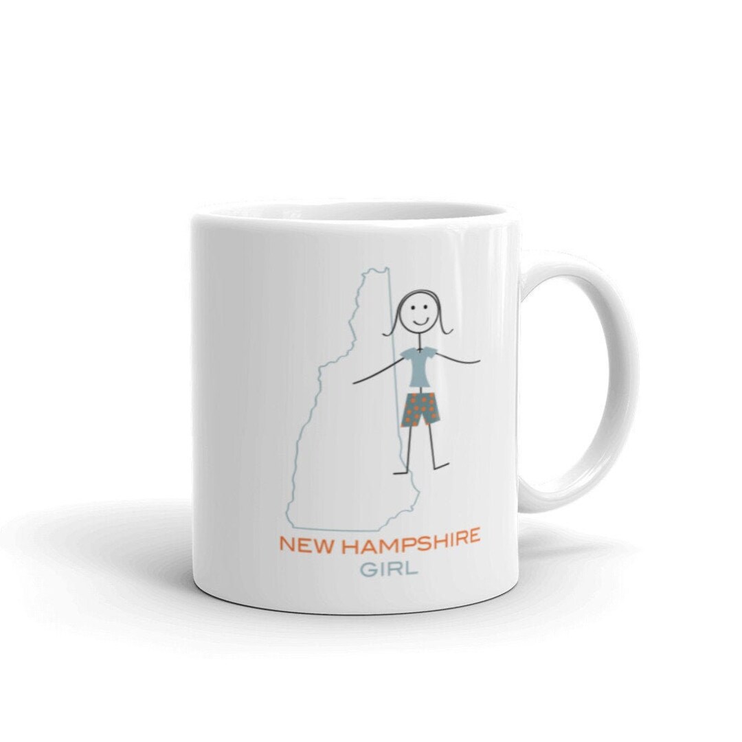 Funny Womens New Hampshire Coffee Mug - New Hampshire Girl Coffee Cup ...