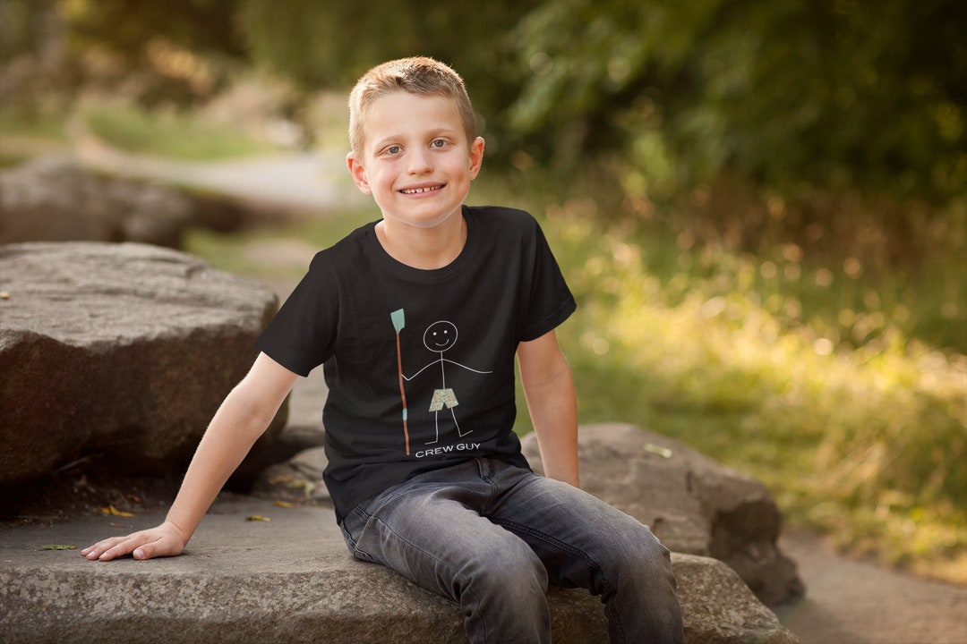 Youth Funny Boys Crew Shirt, Boys Rowing T-shirt - Kids Boy Rower Tee ...