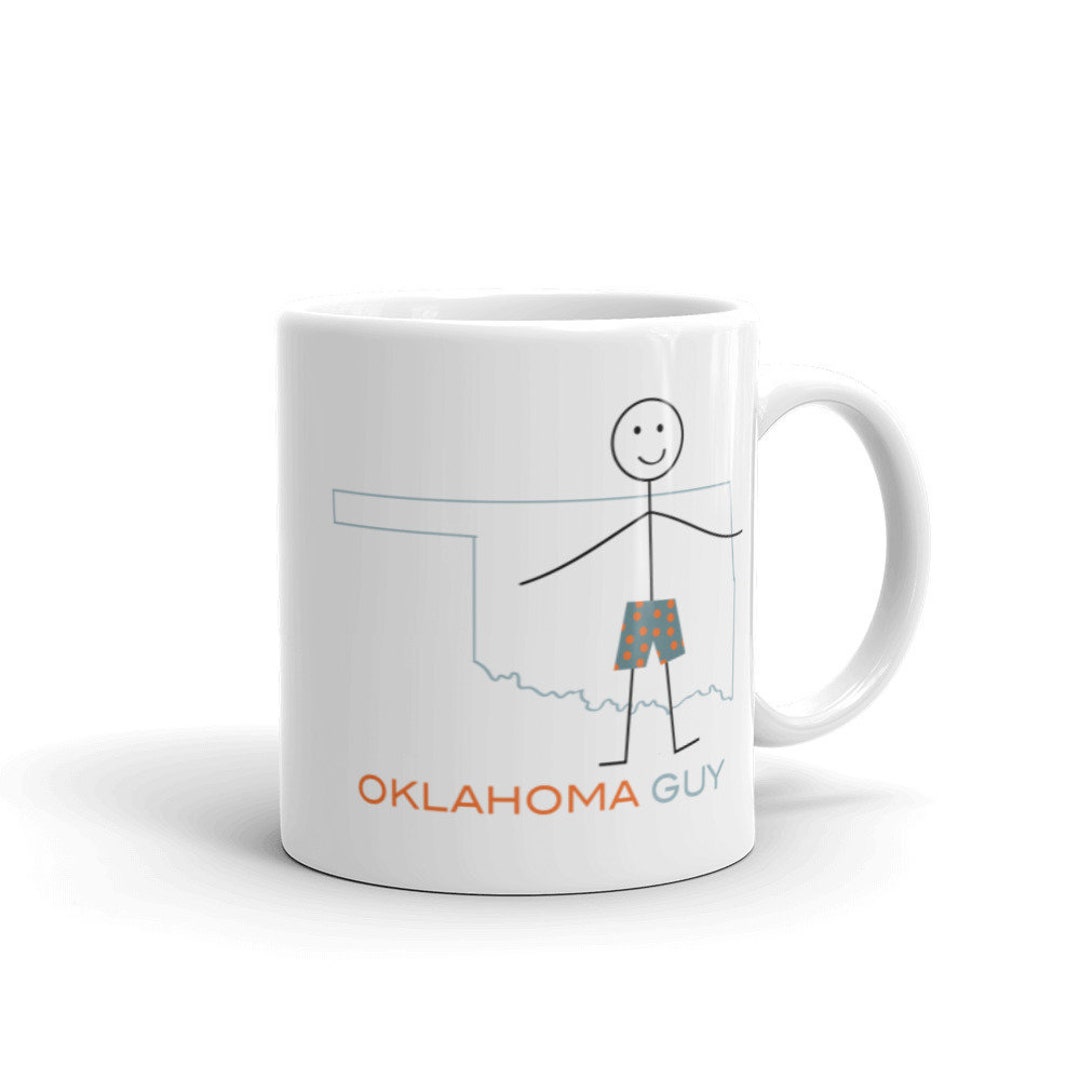 Funny Mens Oklahoma Coffee Mug, OK Boys Oklahoma Gifts - Mens Oklahoma ...