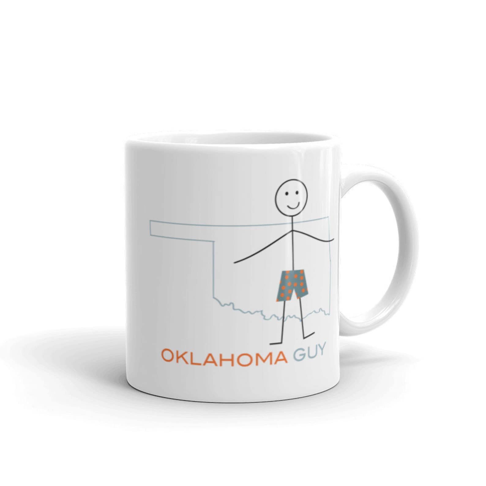 Funny Mens Oklahoma Coffee Mug, OK Boys Oklahoma Gifts Mens Oklahoma ...