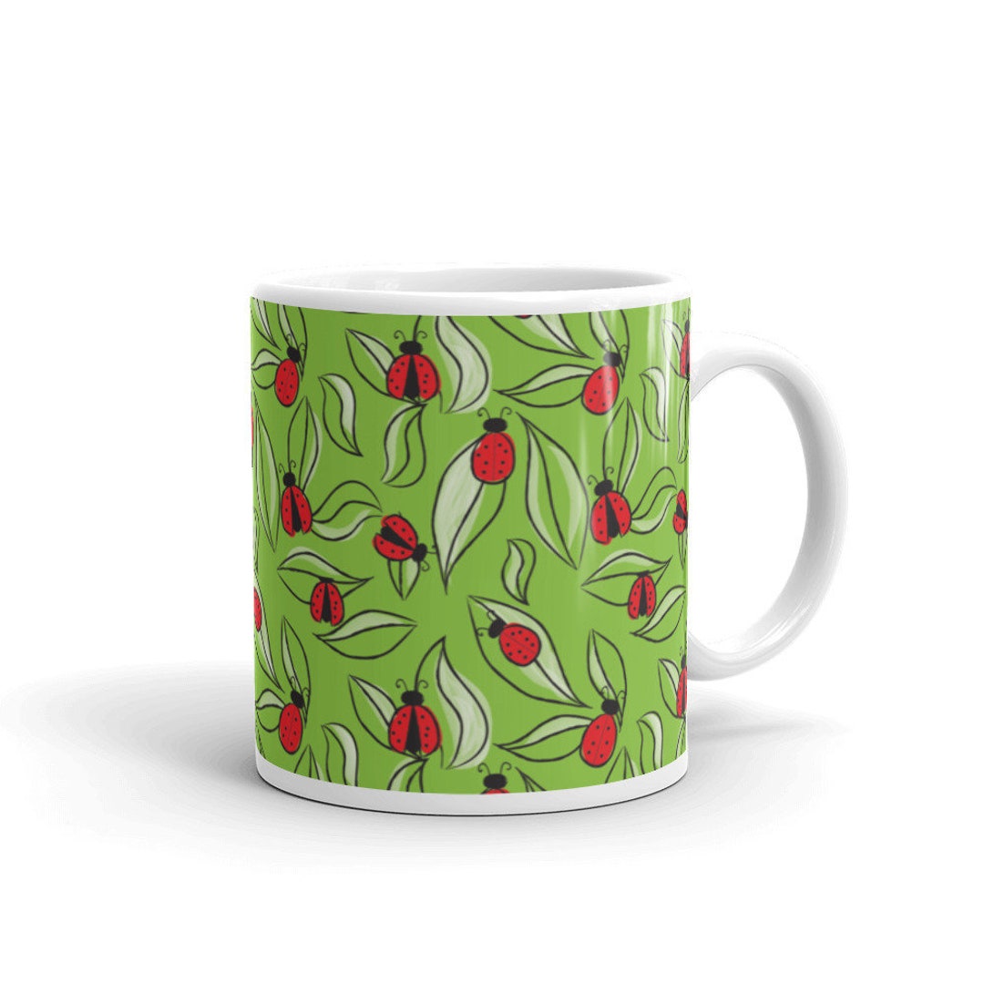 Ladybug Mug Lady Bug Coffee Cup Bugs and Insect Mug - Etsy