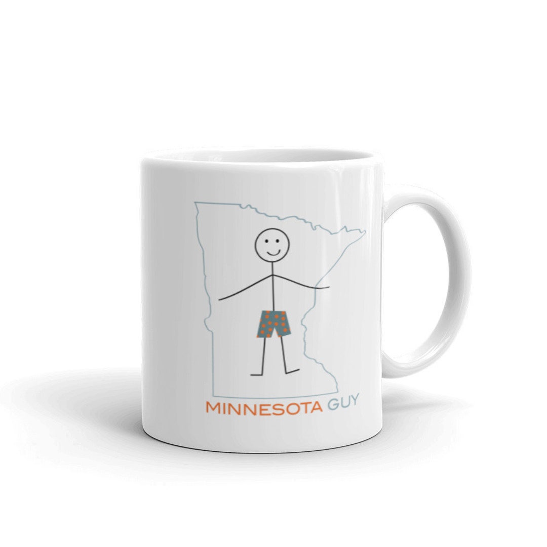 Funny Mens Minnesota Coffee Mug - Mens Minnesota Coffee Cup - Minnesota ...