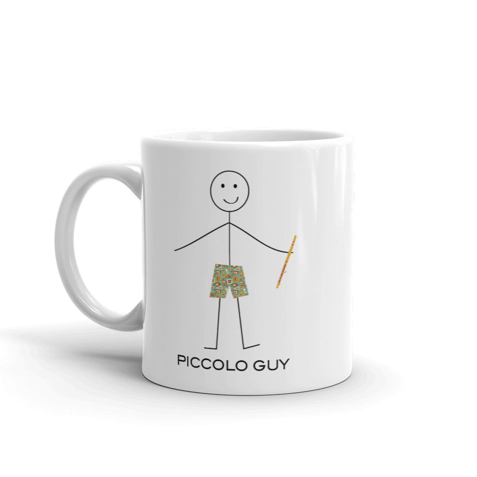 Funny Mens Piccolo Mug, Boy Music Gifts Boys Piccolo Mug Piccolo Gift ...