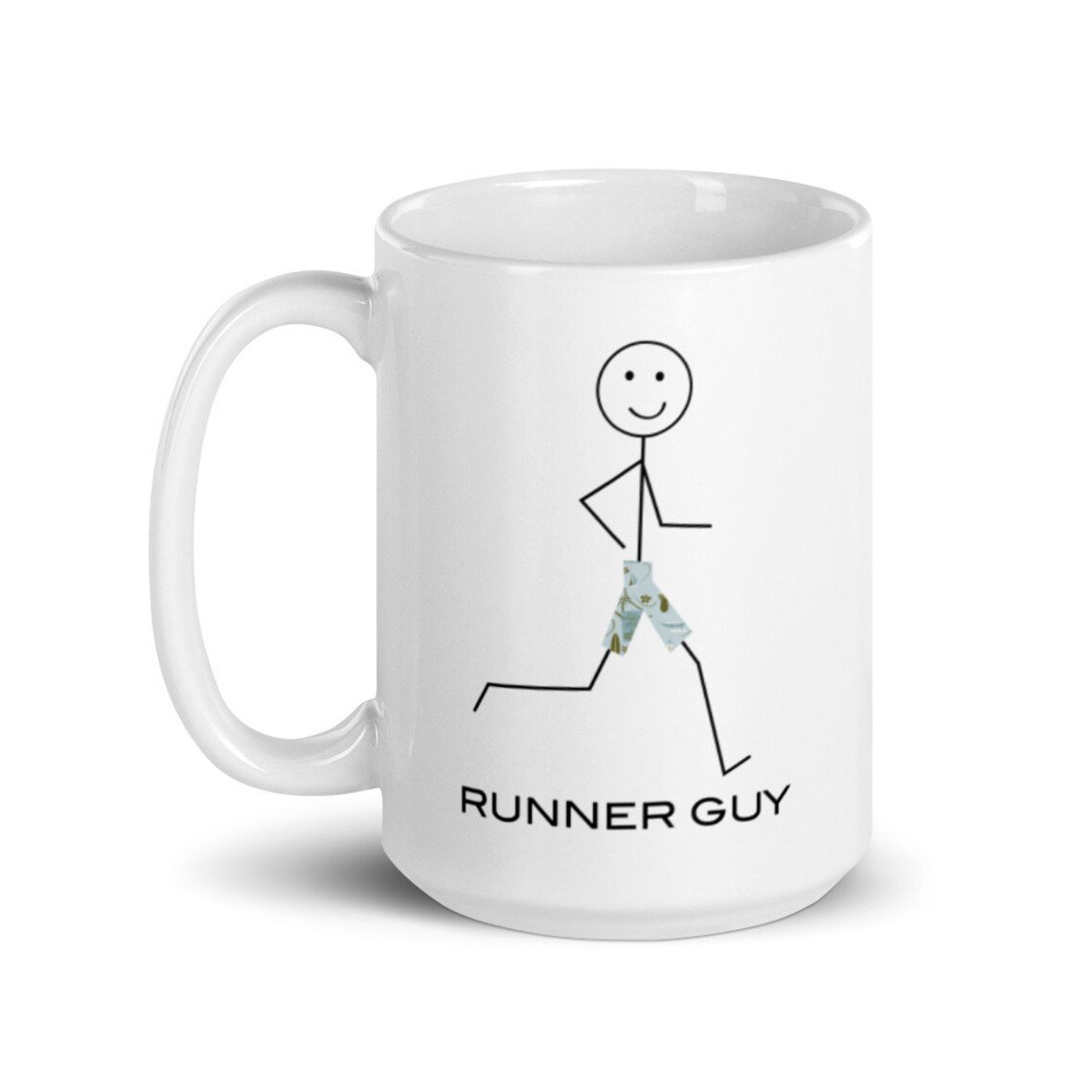 Funny Mens Running Coffee Mug, Boys Jogger Runner Gift - Running Gift ...