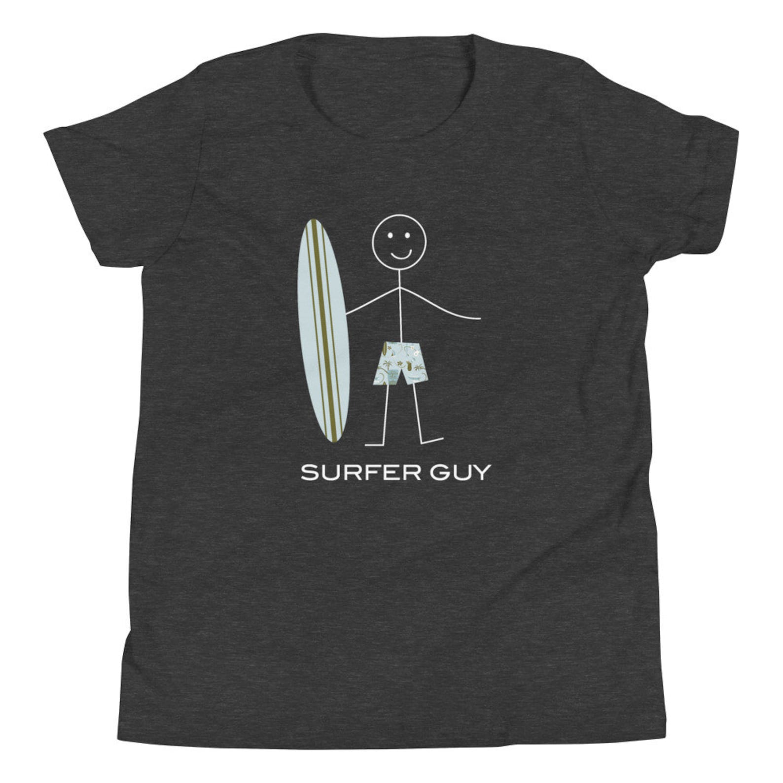 Youth Funny Boys Surfing T-shirt, Boy Surfer Gift - Boys Surfer Shirt ...