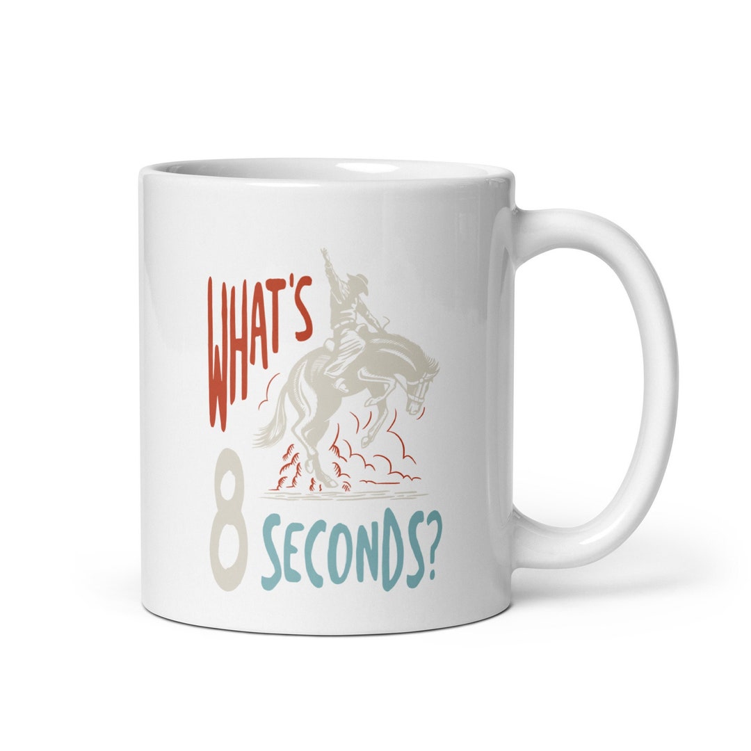 Funny Bronc Rider Mug - Rodeo Cowboy and Cowgirl Bull Riding Coffee Cup ...