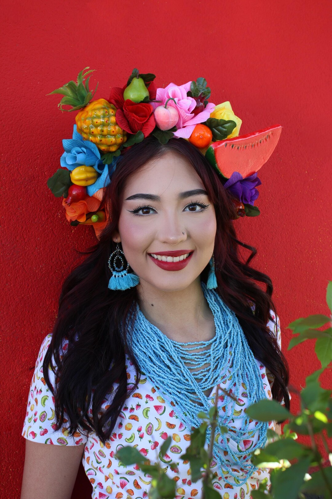 Fruits Flower Crown Headband (fruit Mexico Summer Pineapple Watermelon ...