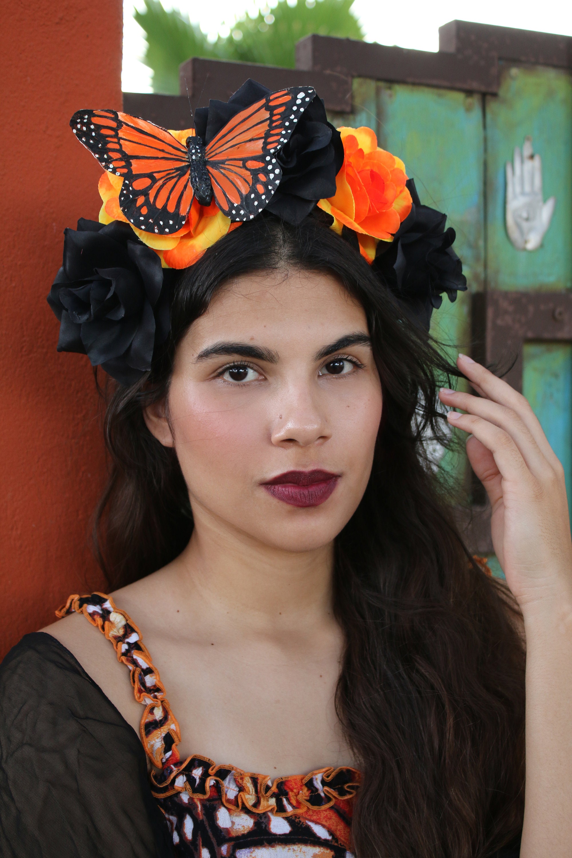 Monarch Butterfly Flower Crown Headband (monarch Butterflies Fairy ...
