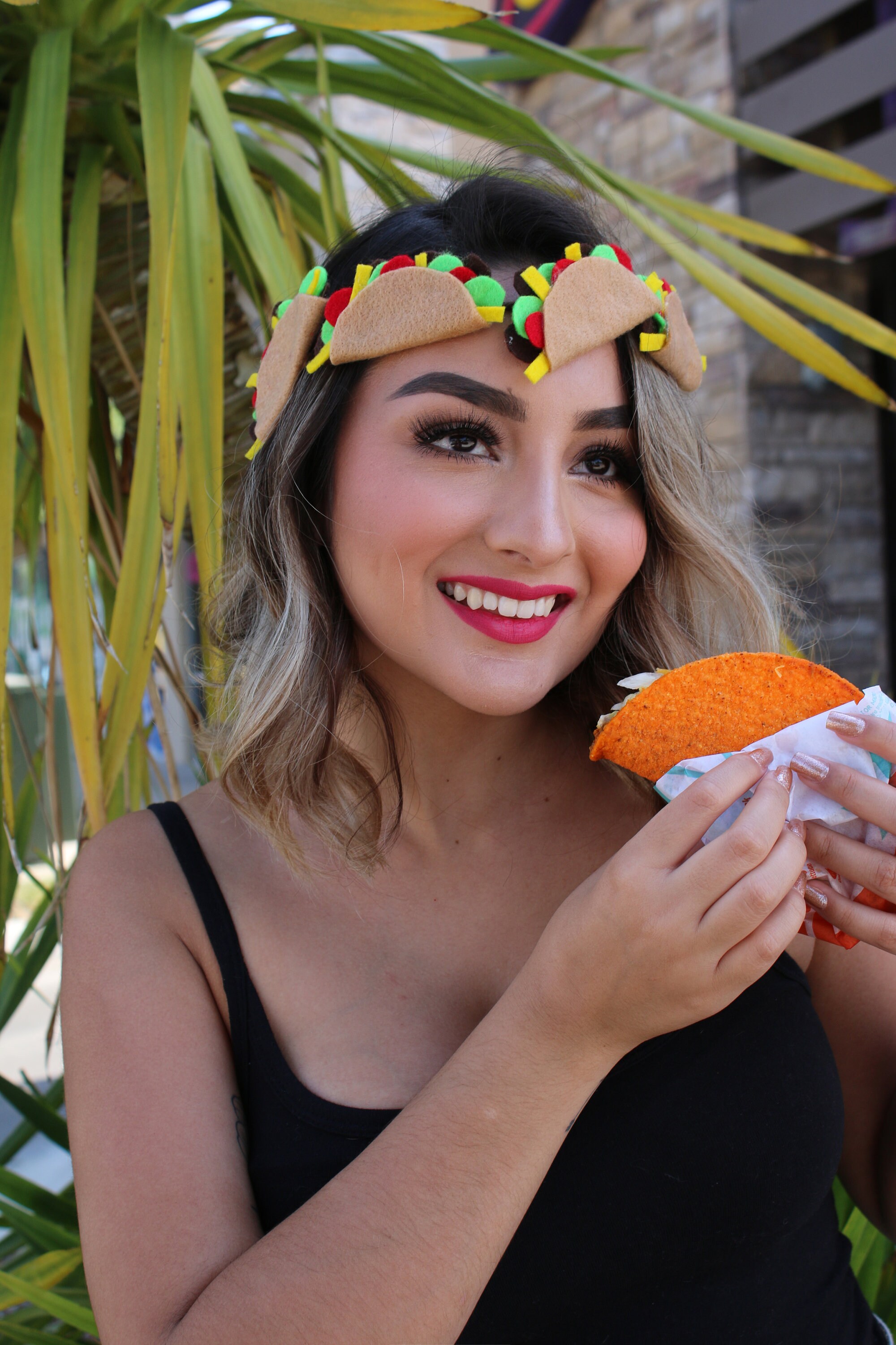 Taco Crown mexican Taco Tuesday Taco Headband Sombrero Cinco | Etsy