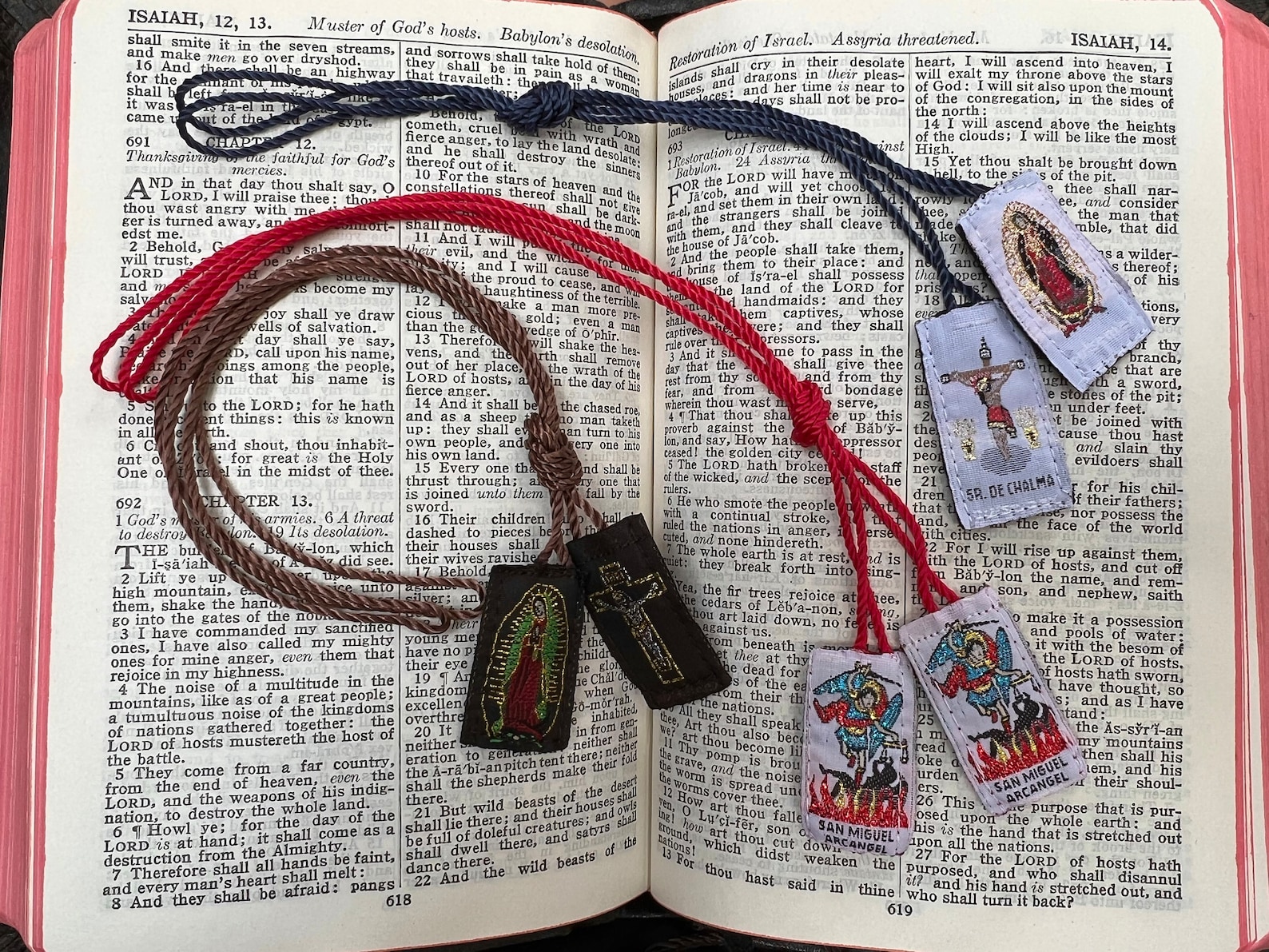 Catholic Scapular (brown Scapular Necklace Religious Gift Catholic ...