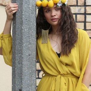 Lemon Crown (lemon Headpiece Flower Crown Lemonade Becky Fruit Fruits ...
