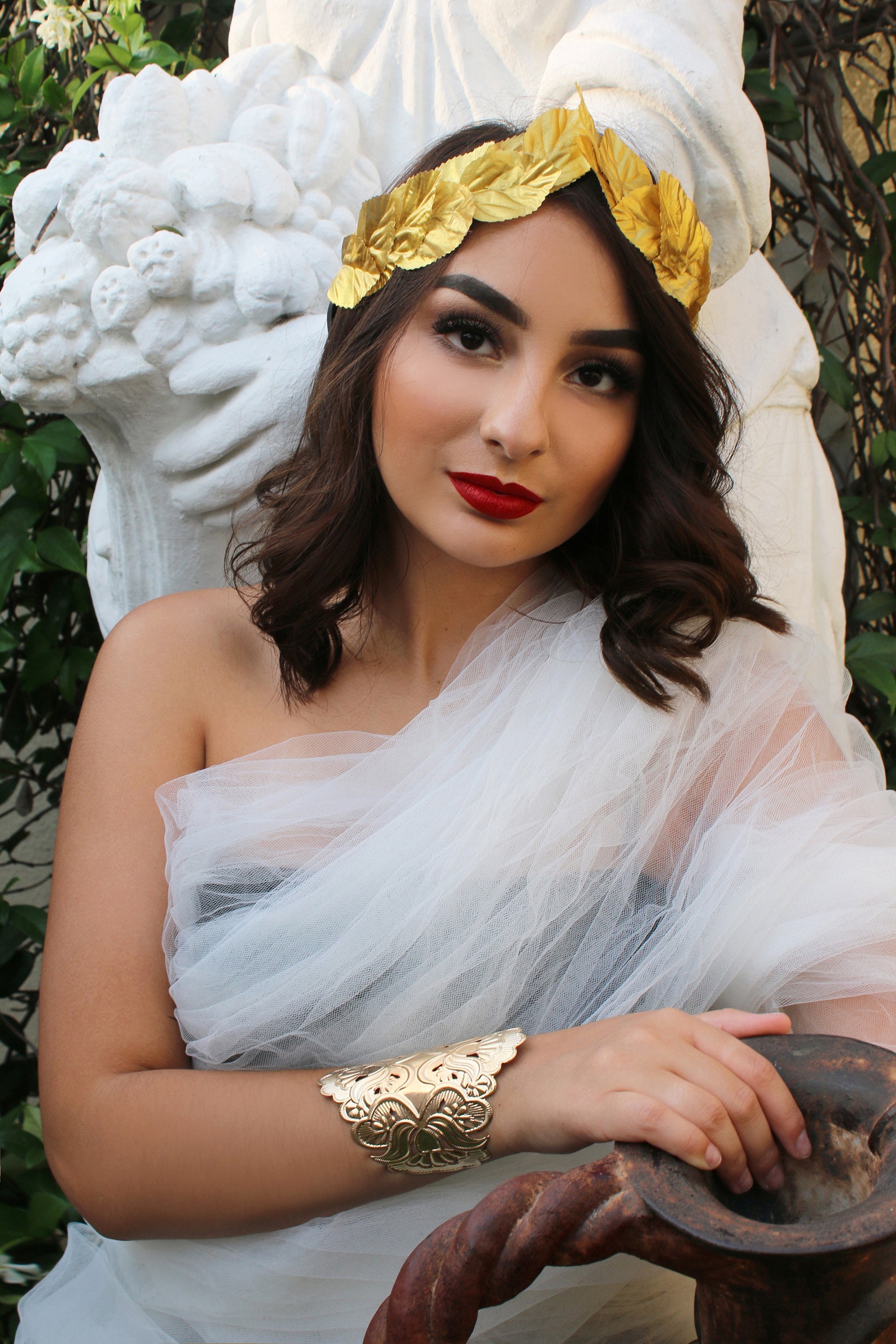 Gold Leaf Headpiece leaves Headband Julius Caesar Costume - Etsy