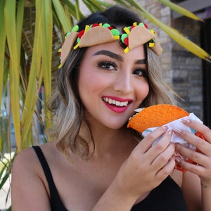 Taco Crown (mexican Taco Tuesday Taco Headband Sombrero Cinco De Mayo ...