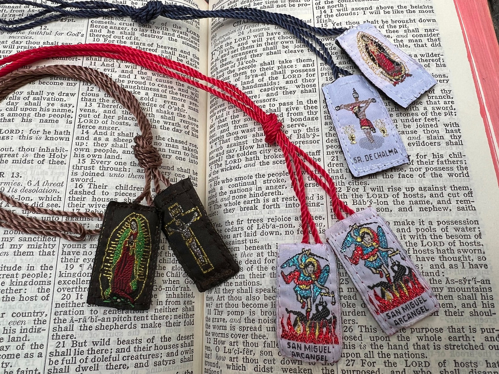 Catholic Scapular (brown Scapular Necklace Religious Gift Catholic ...