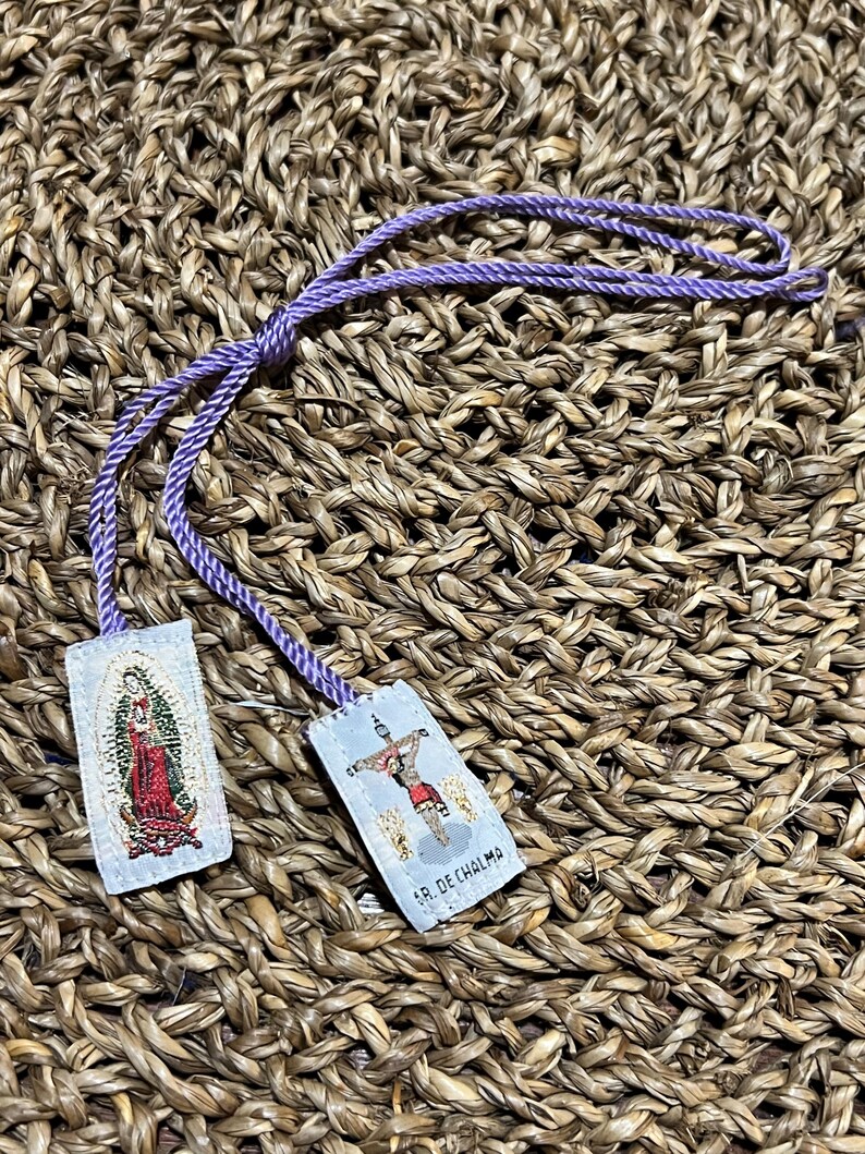 Catholic Scapular brown Scapular Necklace Religious Gift Catholic ...