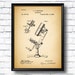 Retro 1883 "microscope" Vintage Patent Illustration, Art Print Poster ...