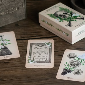 Memento Mori Oracle Deck, Lenormand Anatomy Divination Cards, Witchy Pagan Gift With Unique Art ...