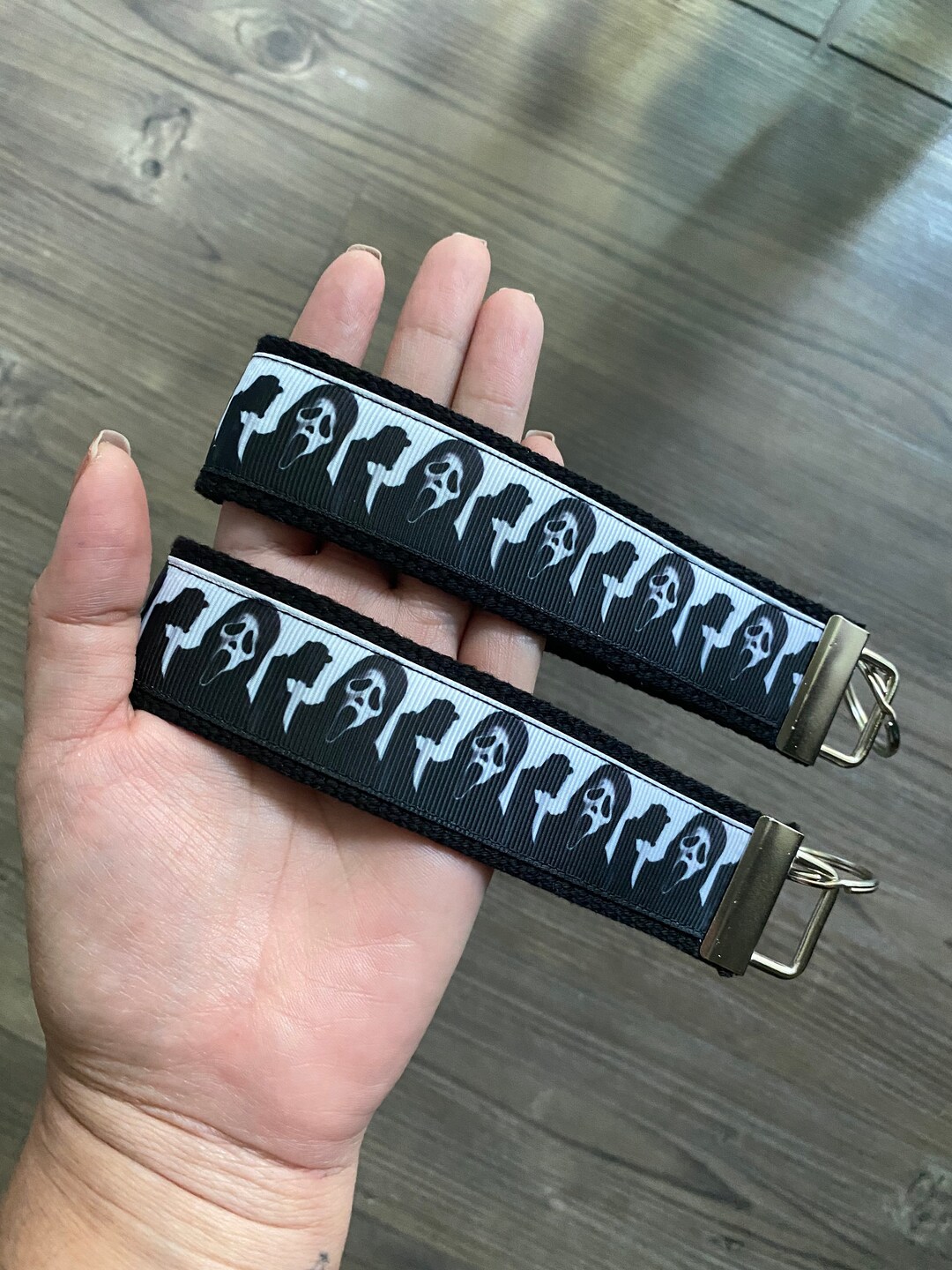 Ghost Face Inspired Key Fob,bag Keychain, Bag Accessory - Etsy