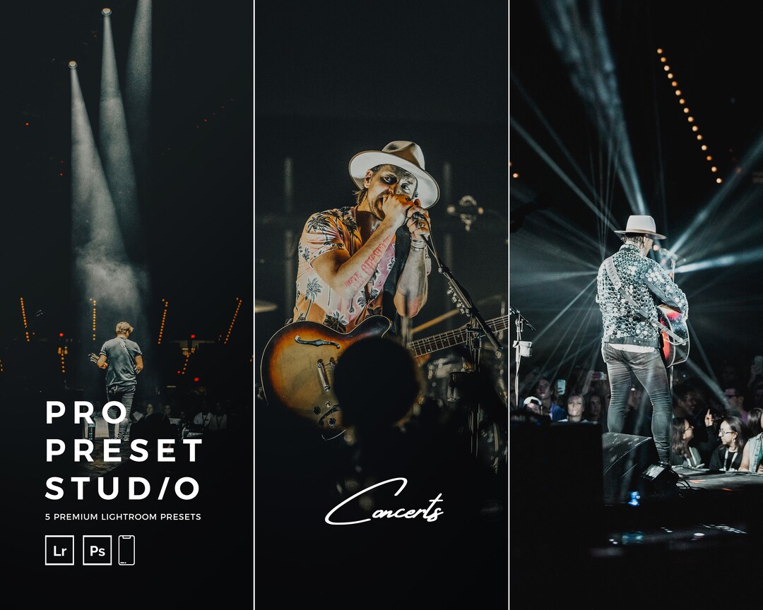 Pro Preset Studio 5 Concert presets for Lightroom desktop and - Etsy ...