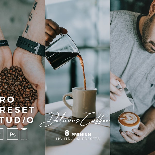 Coffee Lightroom Preset - Etsy