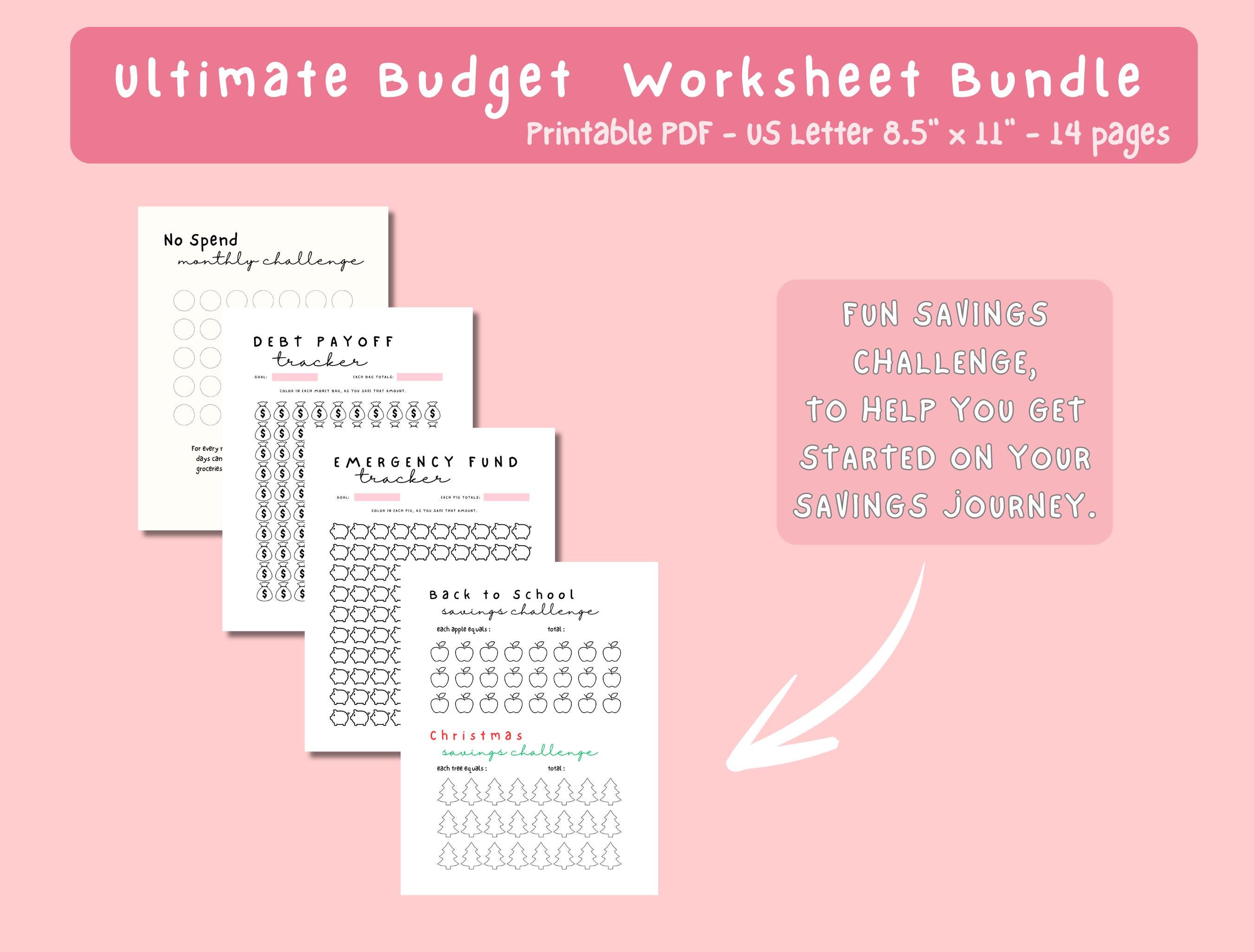 Ultimate Budget Planner, Printable Budget Binder, Budget Planner ...