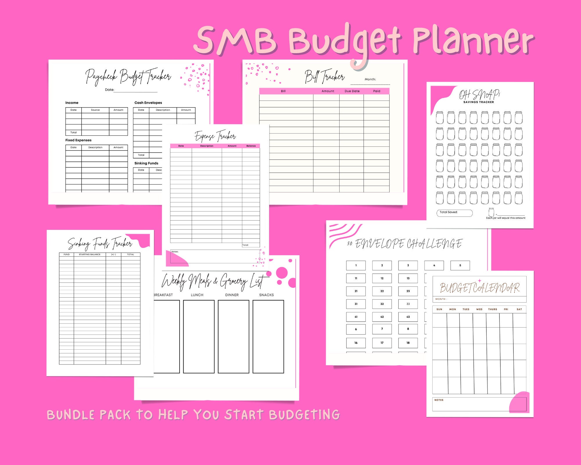 Ultimate Budget Planner Pack Printable, Budget Planner, Low Income ...