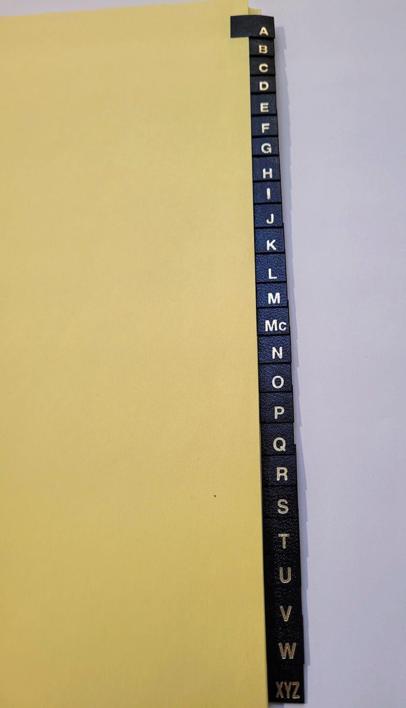 Avery A-Z Tabbed Dividers, 25, 8.5x11 - Etsy