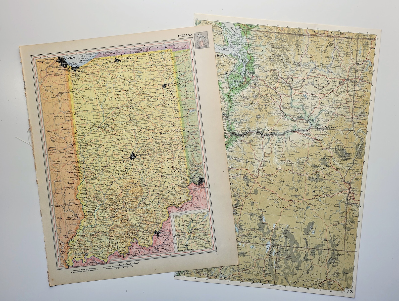 Map Themed Paper Pack, Ephemera, Art Supplies - Etsy