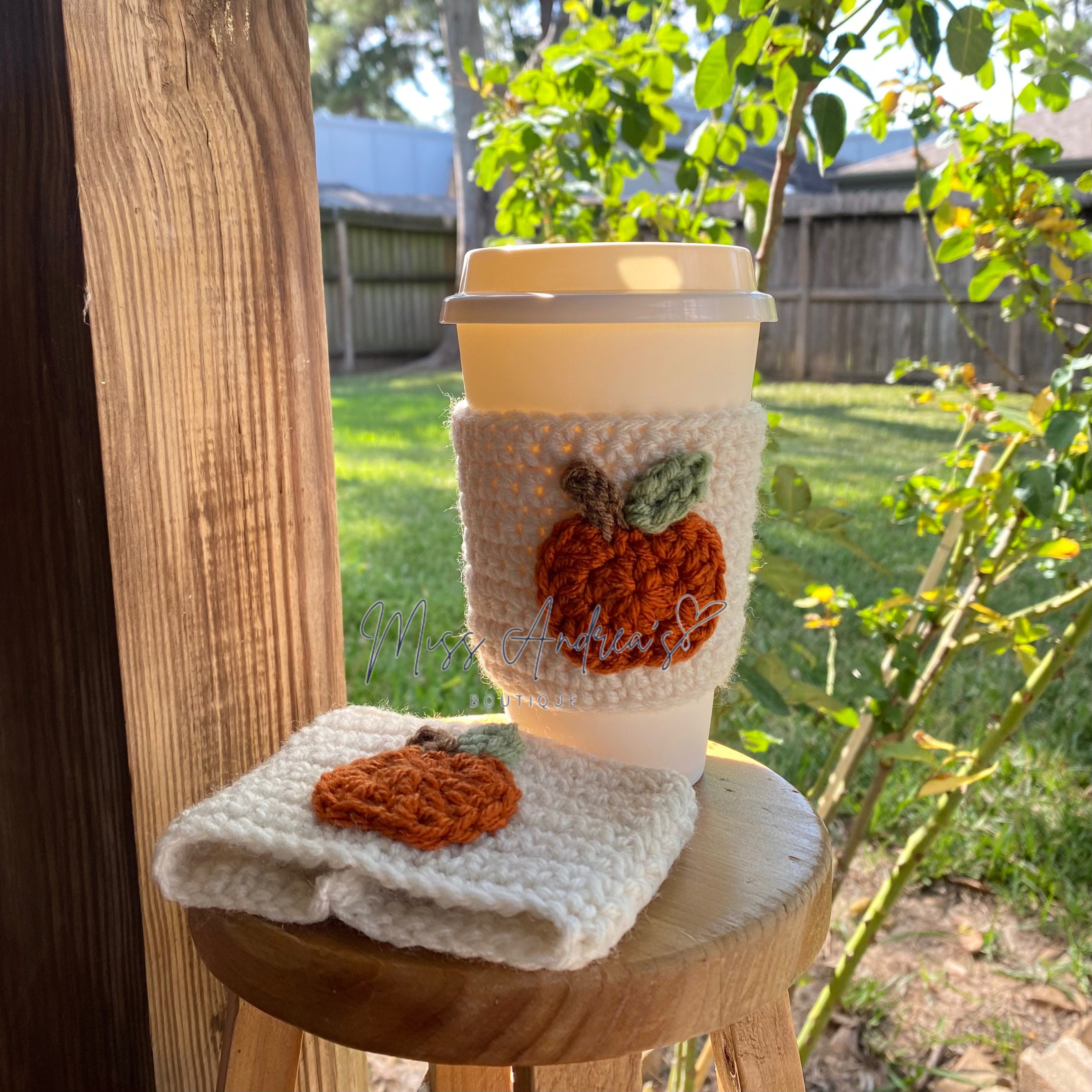 Pumpkin Cup Cozy / Cup Holder / Coffee Sleeve/ Fall - Etsy