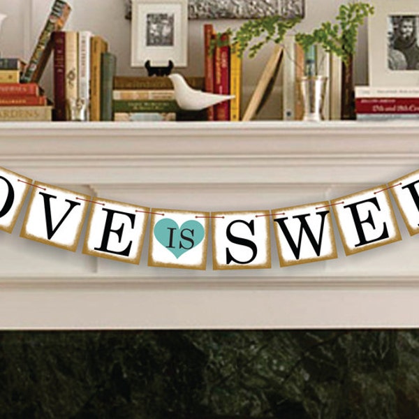 Love is Sweet Banner - Etsy