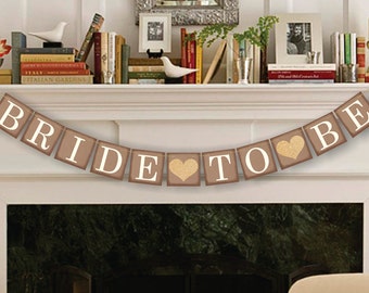 Bride-to-be Banner Bridal Shower Decor Bachelorette Party | Etsy