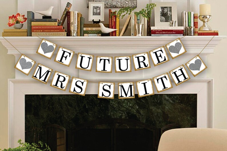 Future Mrs Banner Bridal Shower Photo Prop Wedding Sign - Etsy